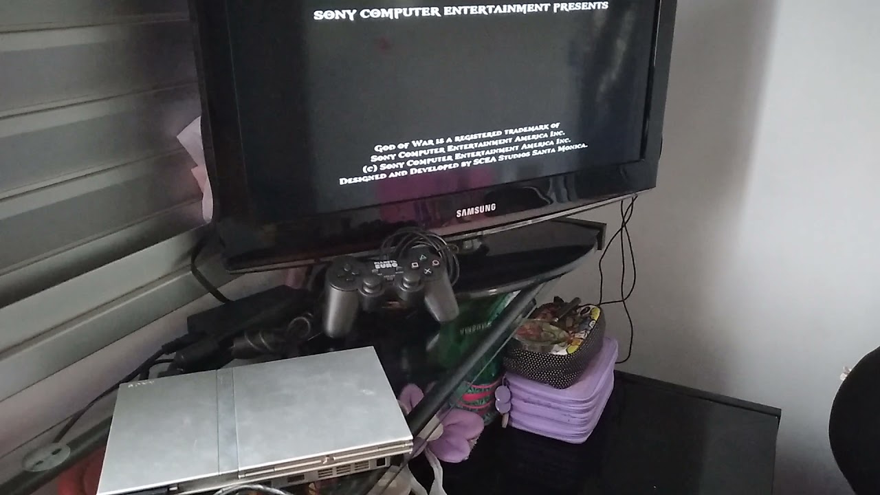 PlayStation 2 Slim Prata Completo! 11 jogos. PS2 Desbloqueado ...