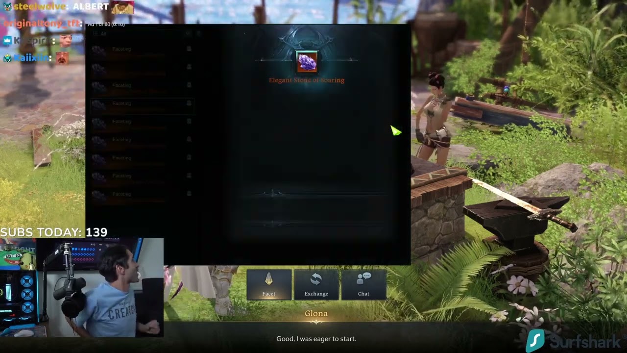 Stoopzz Cutting A 6/8 Stone Lost Ark - YouTube