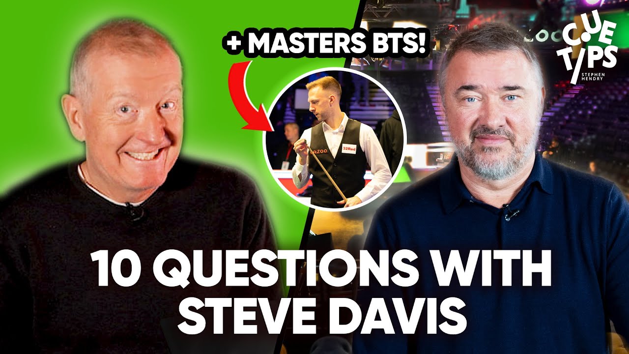 10 Questions With Steve Davis (& Backstage Tour Of The Masters!) - YouTube