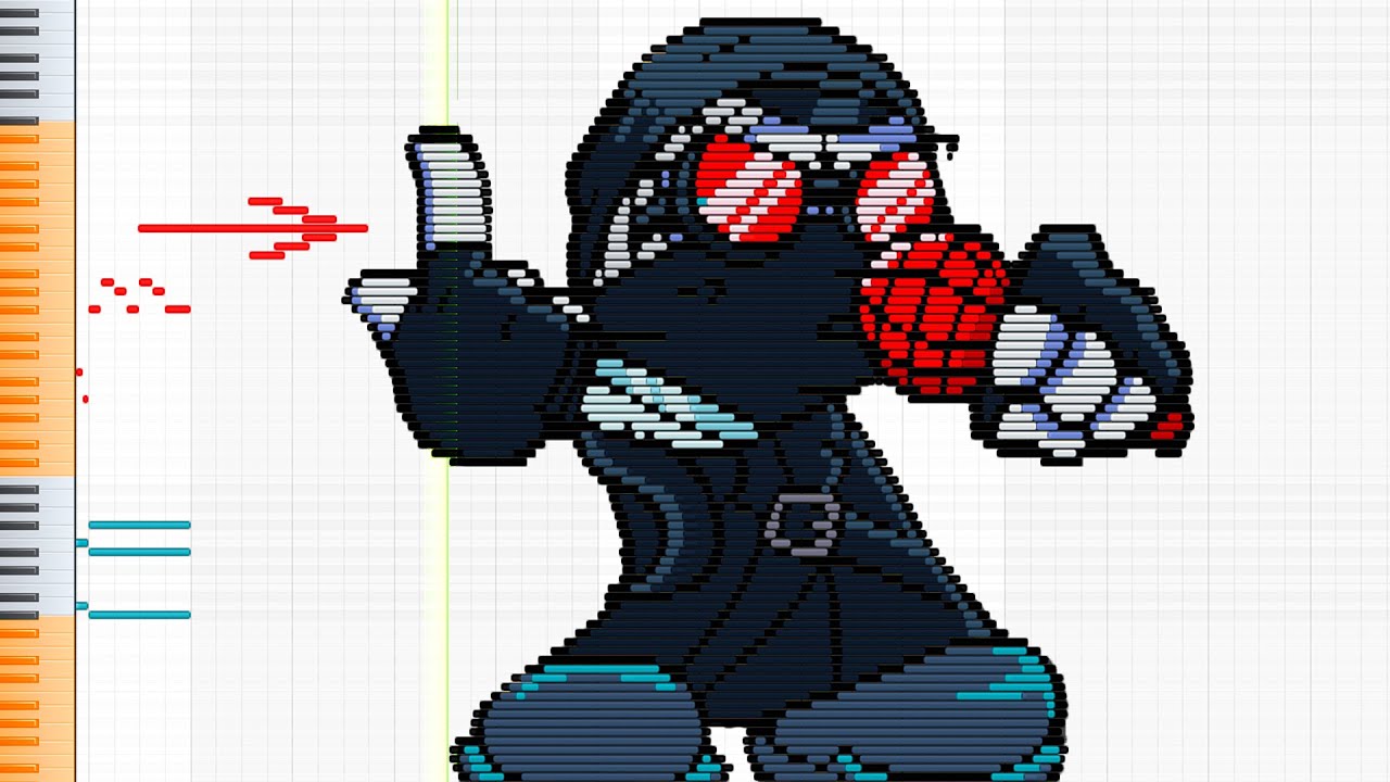 Hank 2.0 on the piano - Assassination (FNF Madness Combat) - YouTube