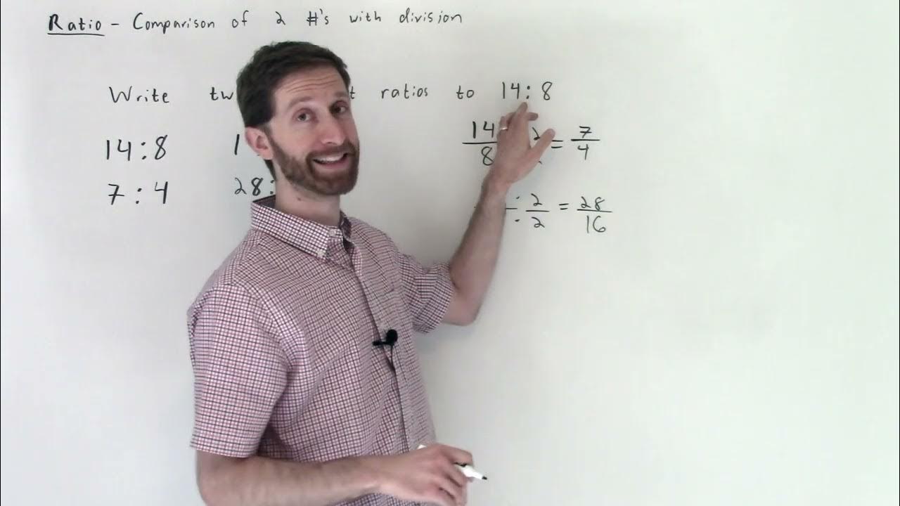 3 1 Video 2 Making Equivalent Ratios and Simplest Form Ratios - YouTube