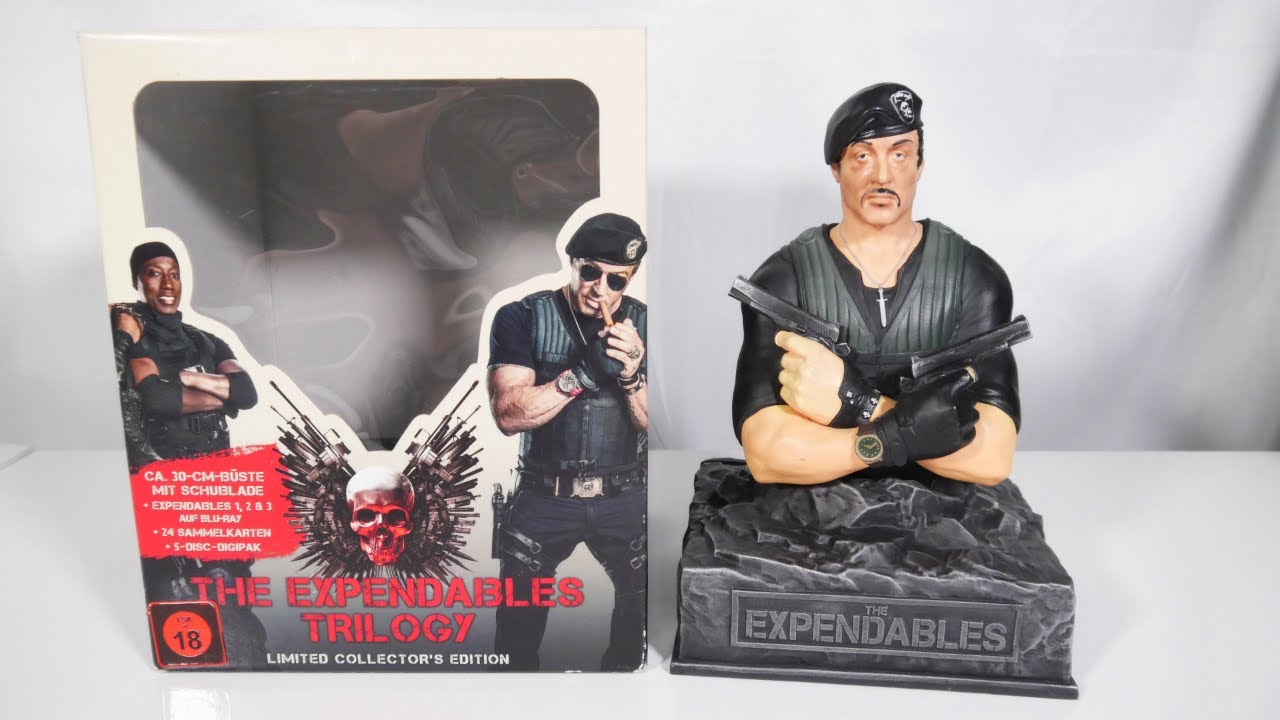 The Expendables Trilogie Collectors Edition Unboxing - YouTube