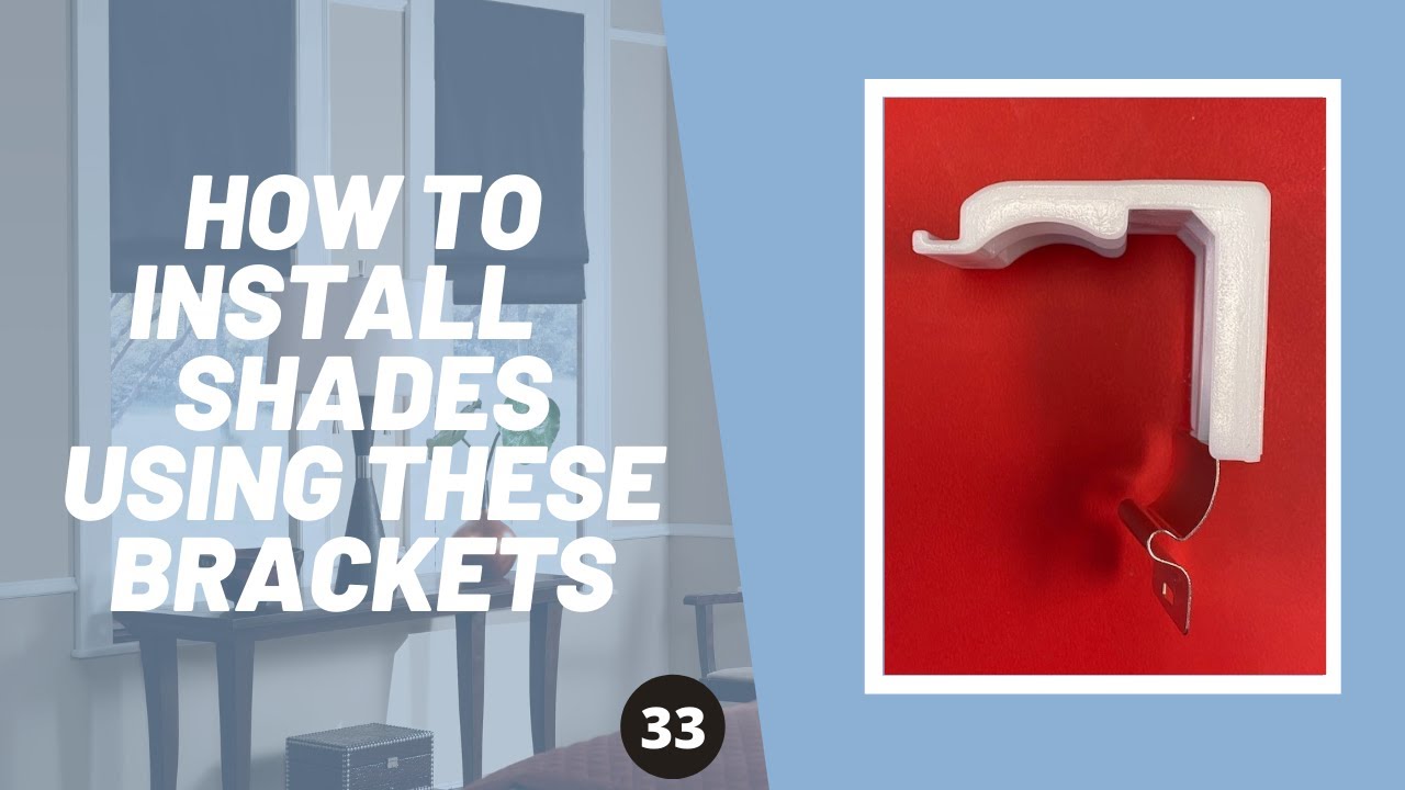 HOW TO INSTALL CELL SHADES USING THIS BRACKET - double cell tdbu top ...