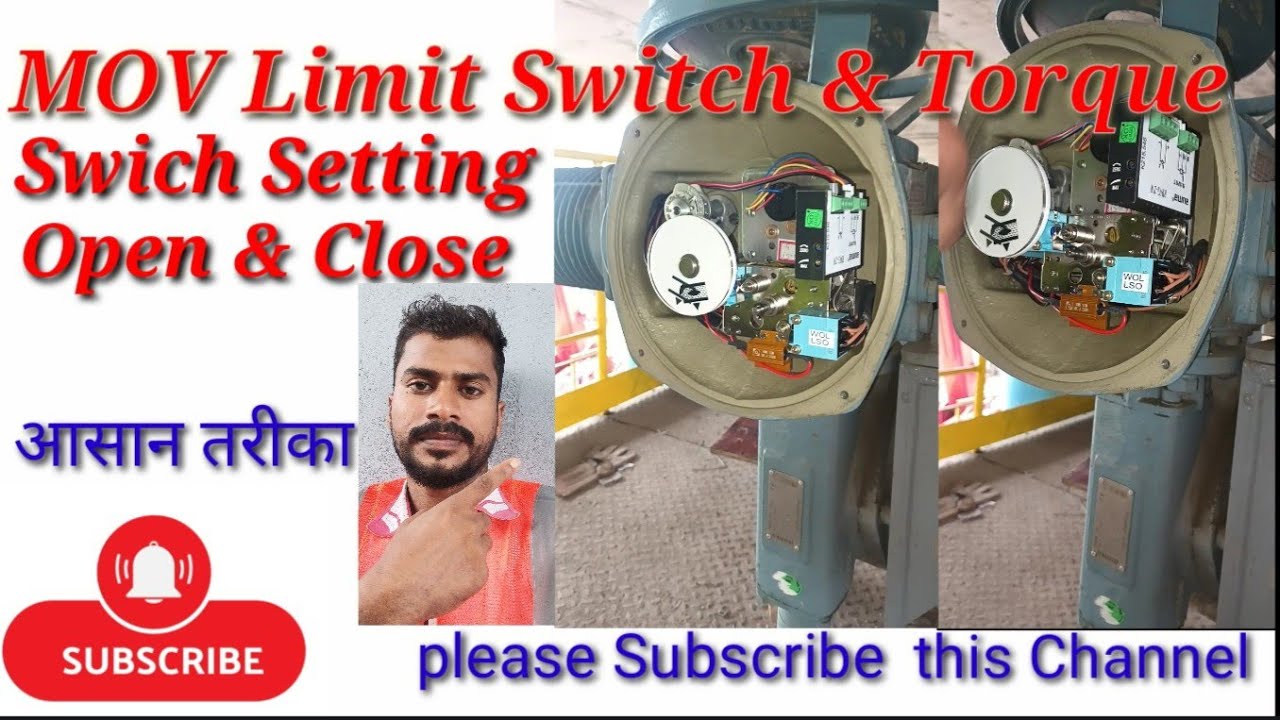Auma Limit Switch & Torque Switch Setting||Open & Close Setting||लिमिट ...