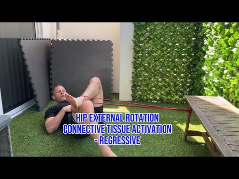 Hip External Rotation Connective Tissue Activation - Regressive - YouTube