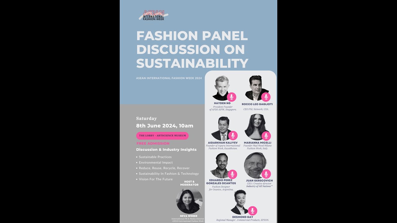 AIFW 2024 Fashion Panel Talk 1 - YouTube