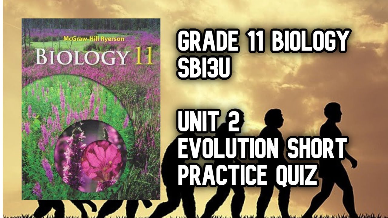 SBI3U - Unit 2 Evolution Practice Test (Bonus Class for the ...