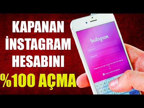 İNSTAGRAM KAPANAN HESABI AÇMA ( %100 İŞE YARIYOR!!!)