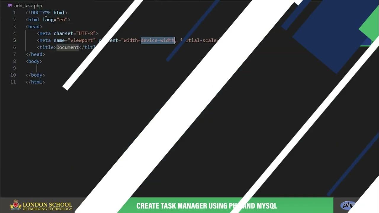 How to create a Task Manager Application using PHP and MySQL | # ...