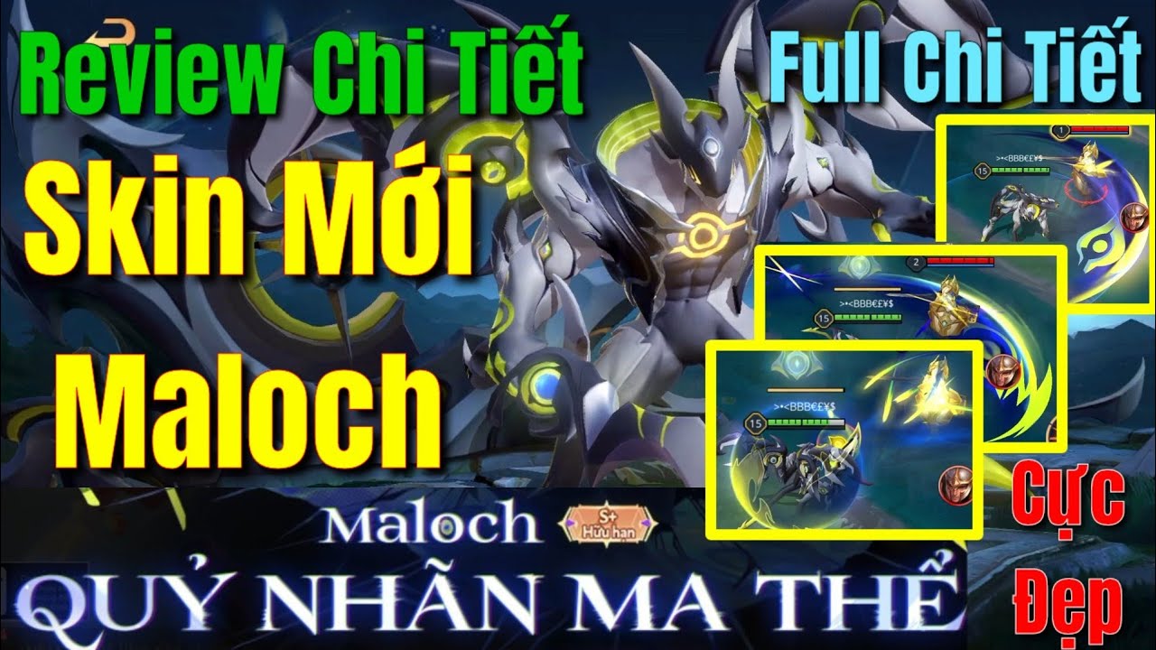 Liên Quân Review Chi Tiết Skin Mới Maloch Quỷ Nhãn Ma Thể- Full Chi ...