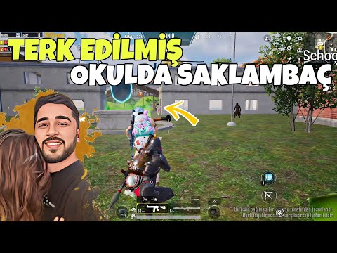 TERK EDİLMİŞ YENİ OKULDA MÜDÜR VE MÜDÜR YARDIMCISI OLUP SAKLAMBAÇ OYNADIK! -PUBG MOBİLE