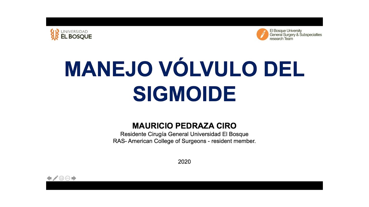 Manejo volvulo del sigmoide - YouTube