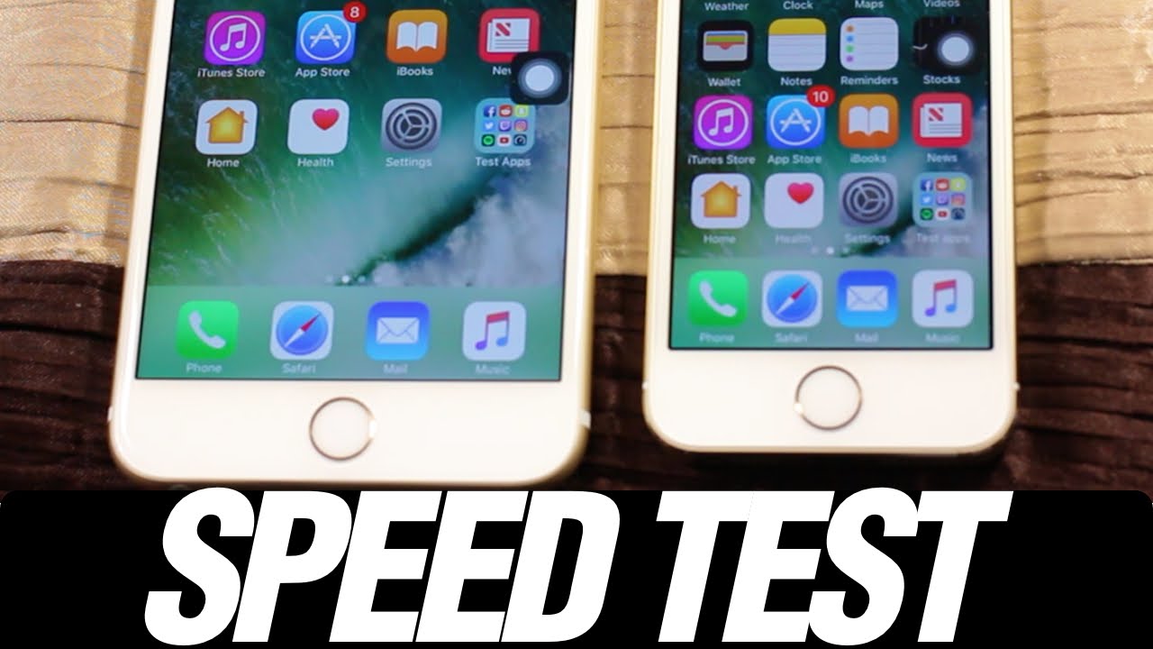 iOS 10 Beta 1- iPhone 6S vs iPhone 5S Speed Test! + Which is FASTER ...