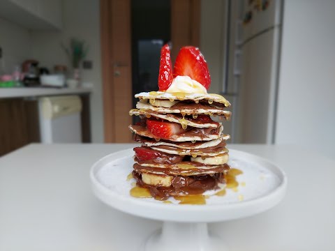 NUTELLA'YI BÖYLE DENEYİN. PANCAKE'LE WAFFLE İLE UĞRAŞMADAN 15 DAKİKADA LEZZET BOMBASI / LAVAŞ KULESİ