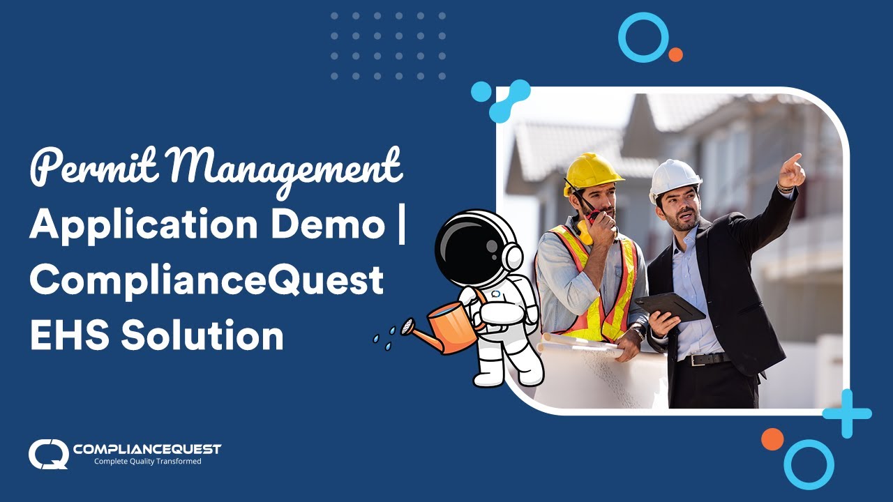 Permit Management Application Demo | ComplianceQuest EHS Solution - YouTube