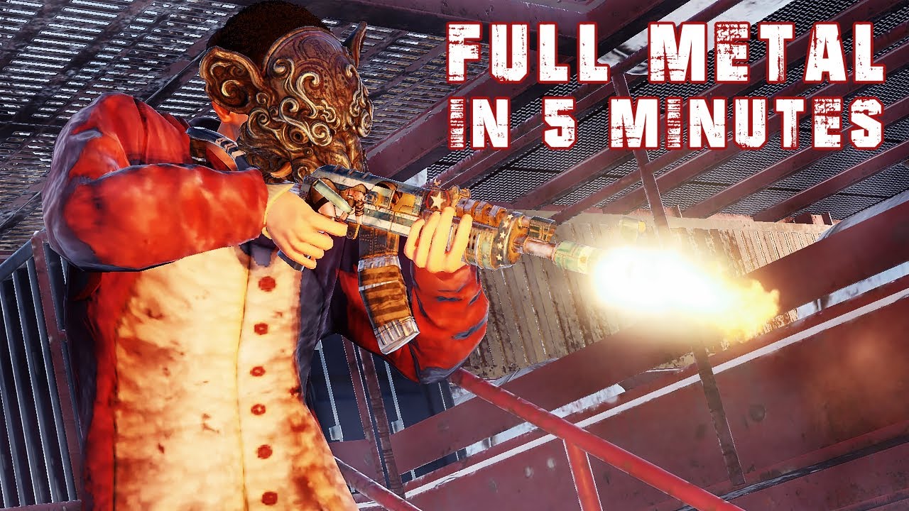 RUST- AGGRESIVE OIL RIG RUN (Full Metal In 5 Minutes) - YouTube