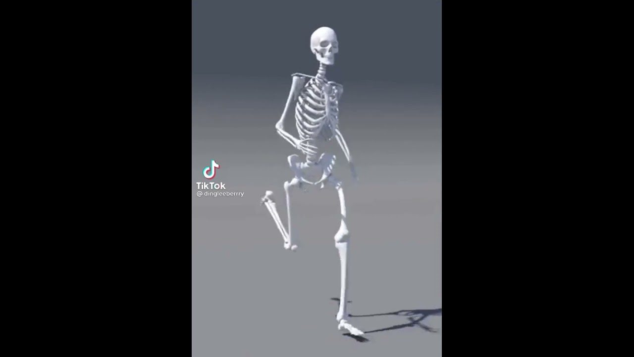 skeleton running HD - YouTube