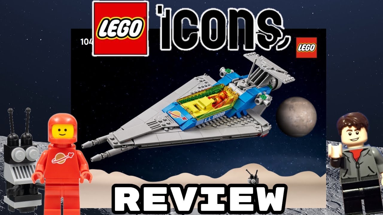 lego icons space transport alt build review - YouTube