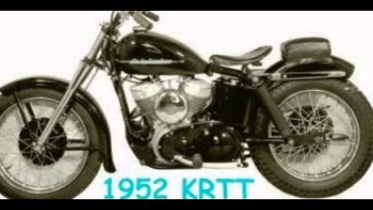 Harley Davidson Model KR 750 cc flathead 1953--1969 Look - YouTube