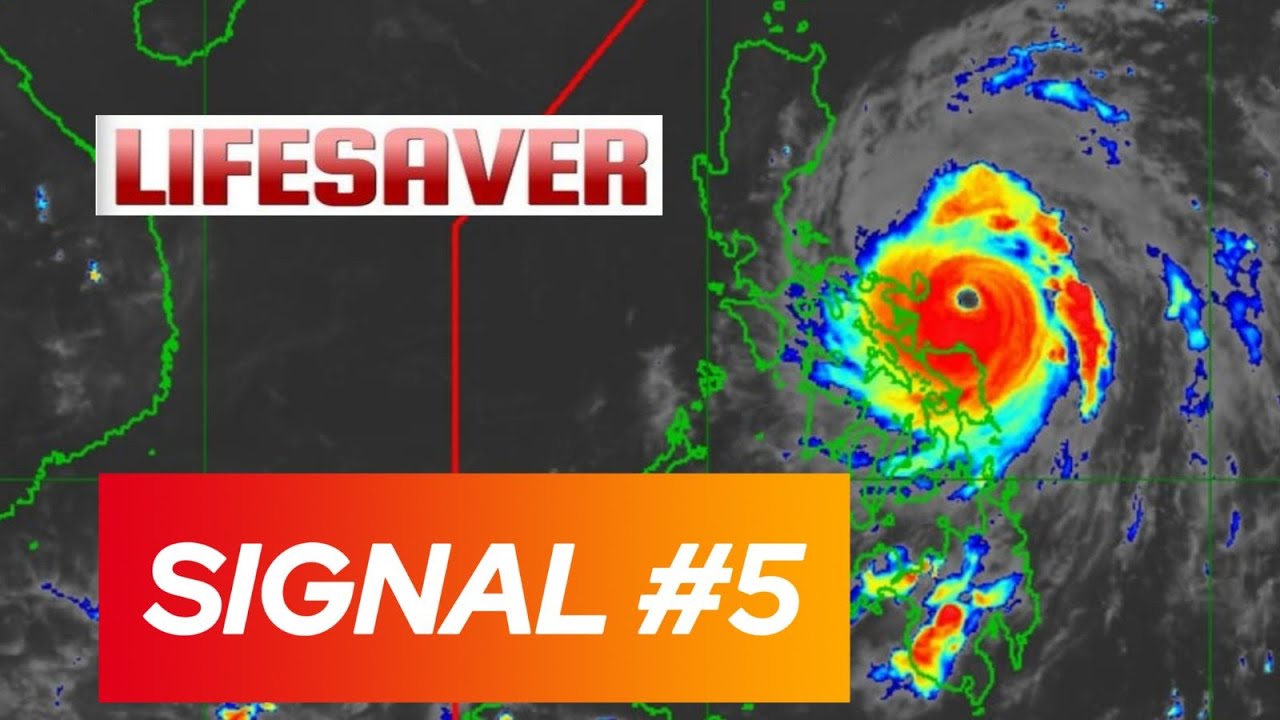 SIGNAL #5: Sobrang lakas ng hangin! LIFESAVER Nov. 24, 2024 - YouTube
