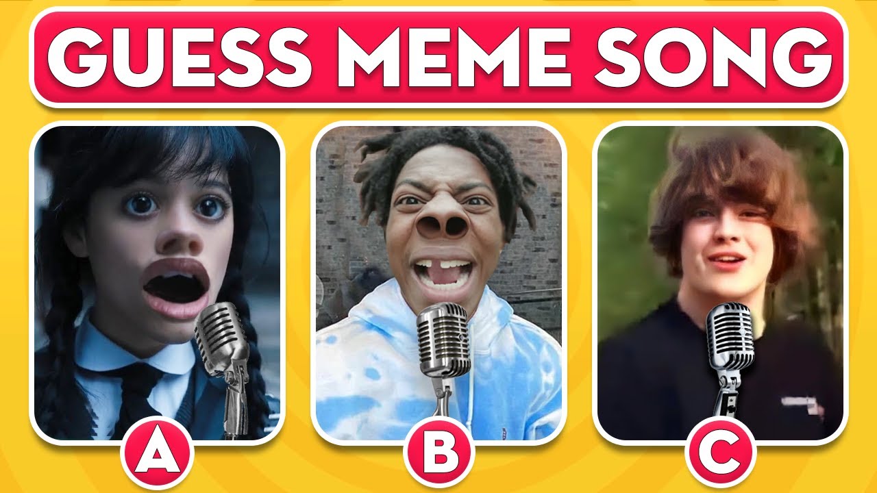 Guess Meme SONG | One Two Buckle My Shoe, IshowSpeed, Wednesday #103 ...