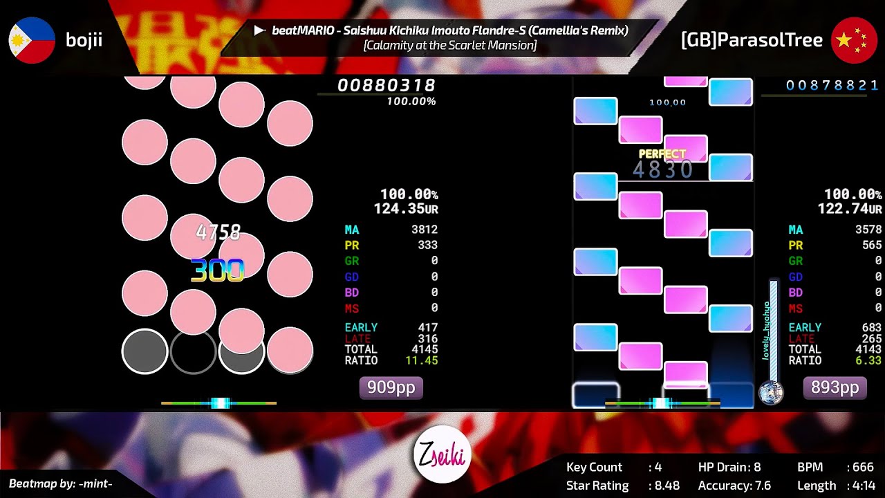 bojii vs [GB]ParasolTree | beatMARIO - Saishuu Kichiku Imouto Flandre-S ...
