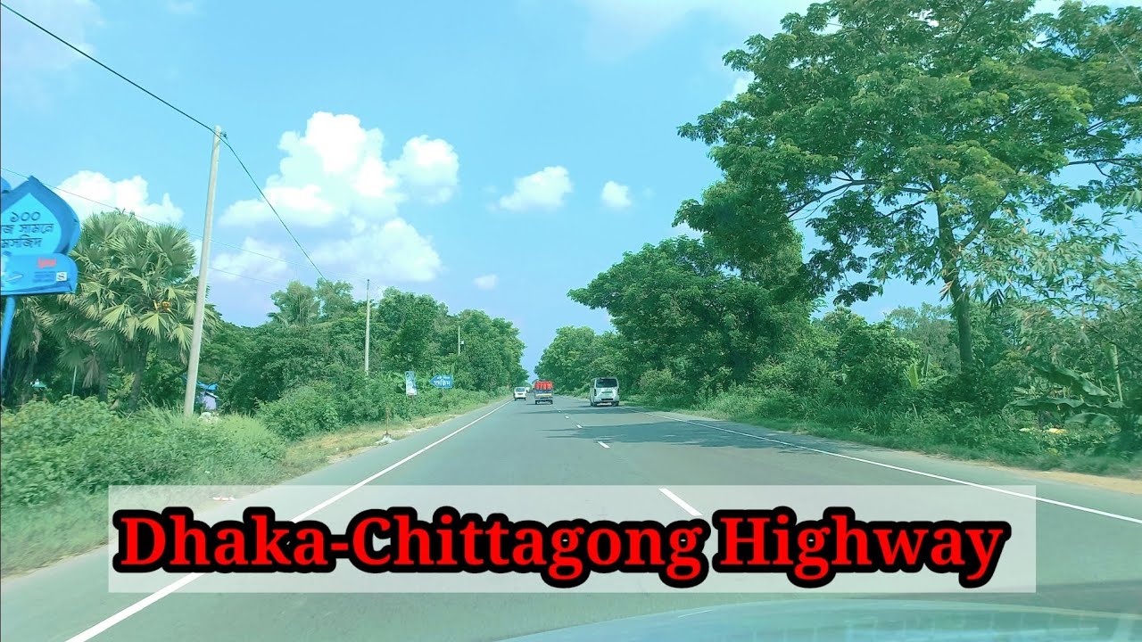Dhaka-Chittagong highway | Beauty of highway - YouTube