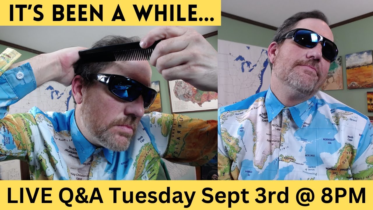 Live Q&A Tuesday, September 3rd - YouTube