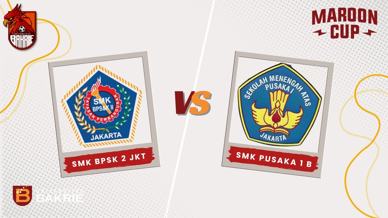9. SMK BPSK 2 JAKARTA vs SMA PUSAKA 1 B - YouTube
