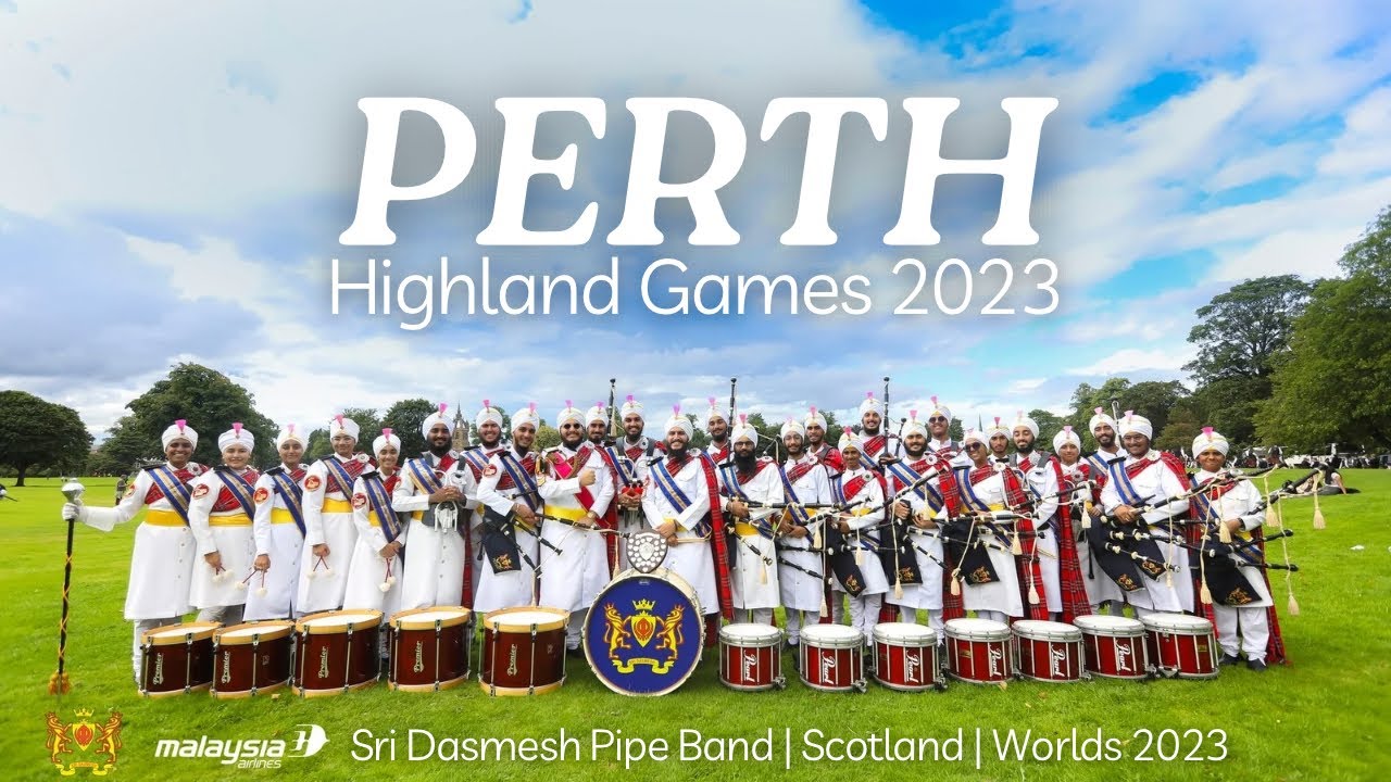 Champions at Perth Highland Games 2023 | Sri Dasmesh Pipe Band ...