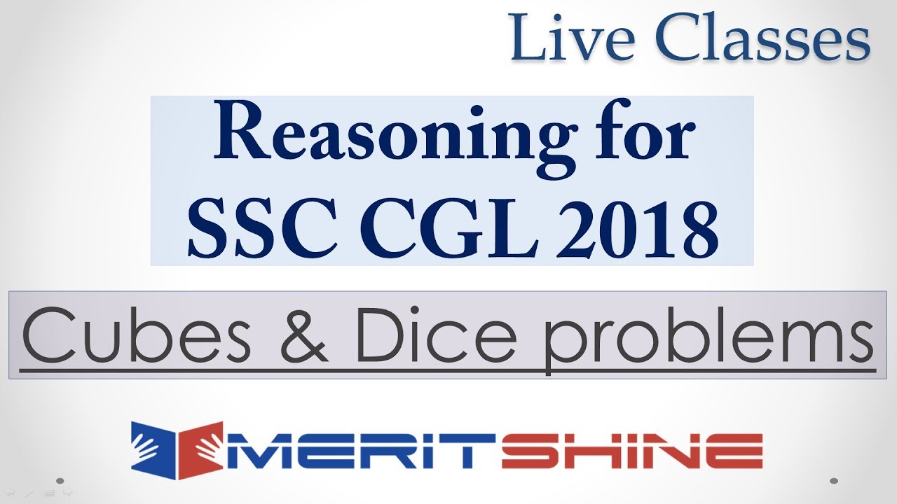 Cubes & Dice problems: Reasoning for SSC CGL 2018 - YouTube