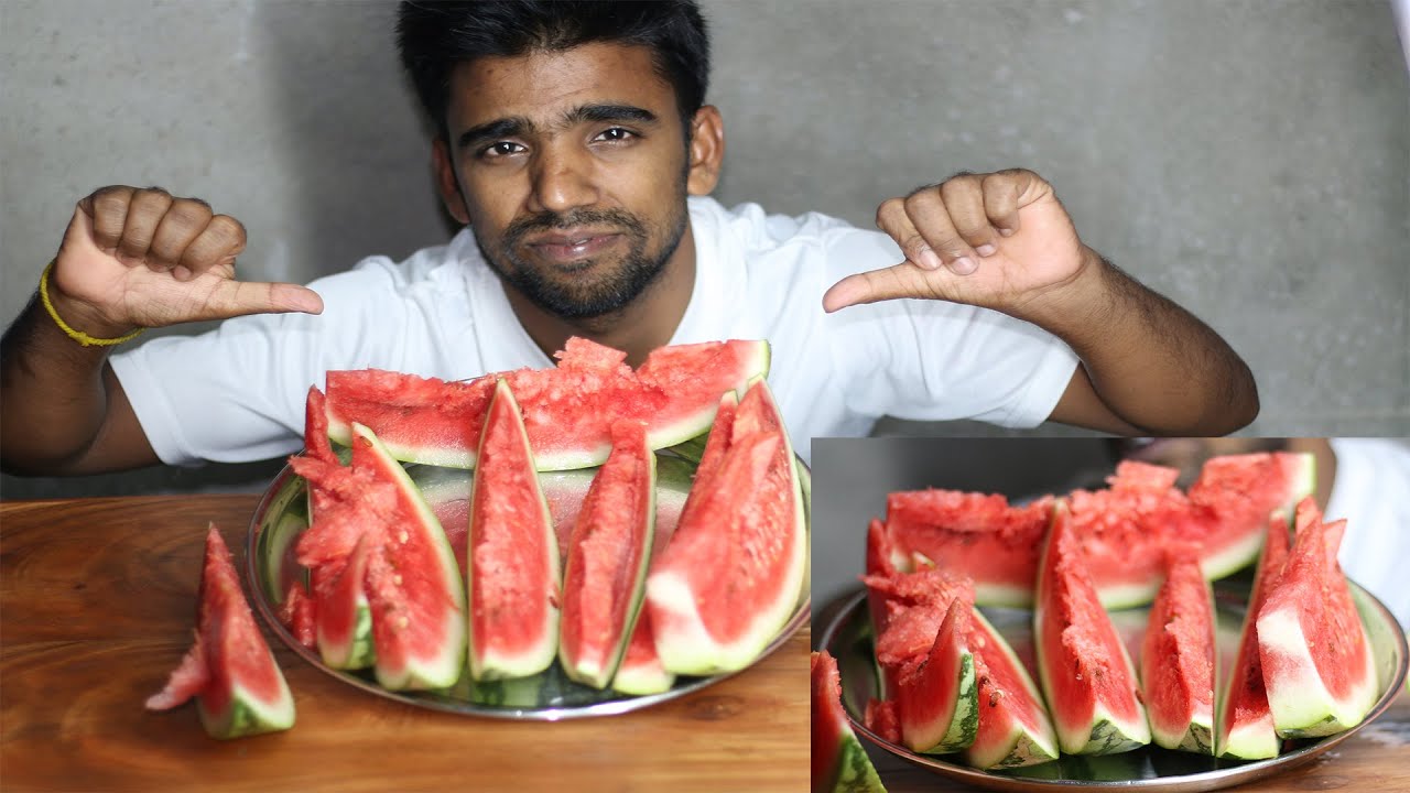 7.50KG WATERMELON EATING | FOOD EATING | EATING FRESH JUICY WATER MELON ...