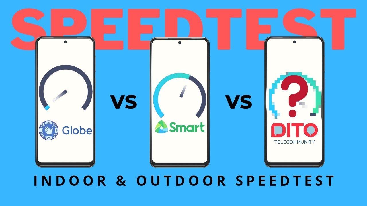 2023 DITO vs GLOBE vs SMART Actual Speedtest (Real World Test) - YouTube