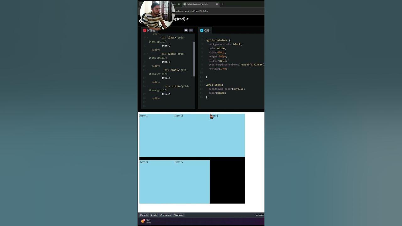 Grid In Css Part 1 Css Javascript Cssgrid Youtube