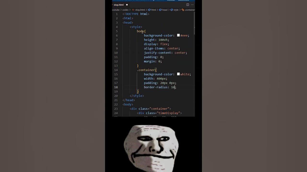 Making A Stopwatch Using Html Css Javascript Coding In Website Development Language Coding