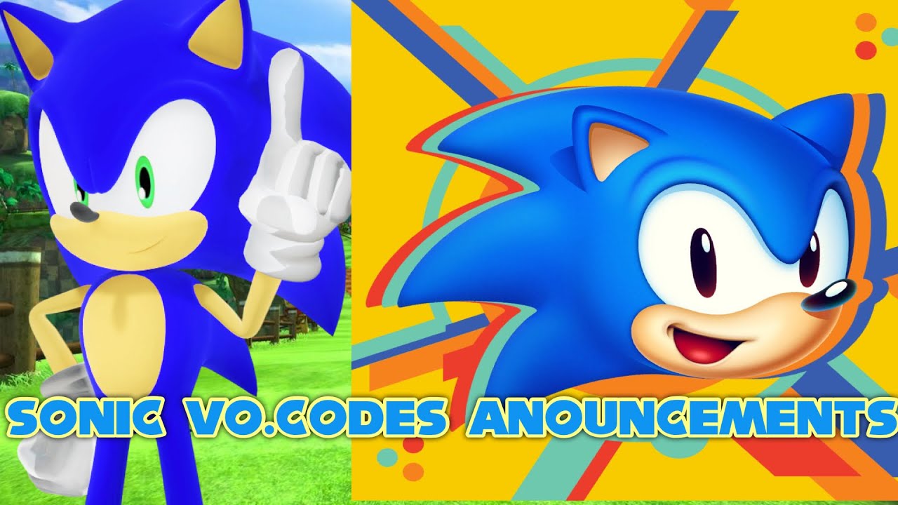 Sonic vo.codes Announcements! - YouTube