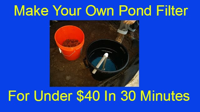 DIY Koi Pond Filter For Under $40 - YouTube