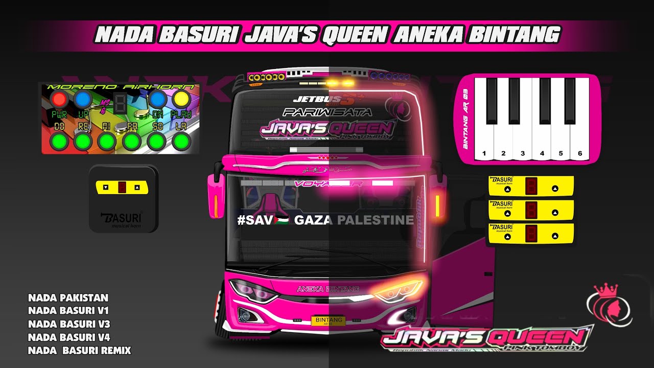 NADA BASURI X PAKISTAN JAVA'S QUEEN ANEKA BINTANG 12 CORONG - YouTube