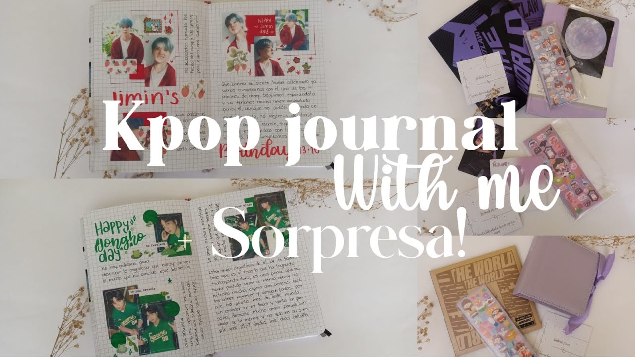kpop journal with me (Jimin & Jongho day) + Sorpresa - YouTube
