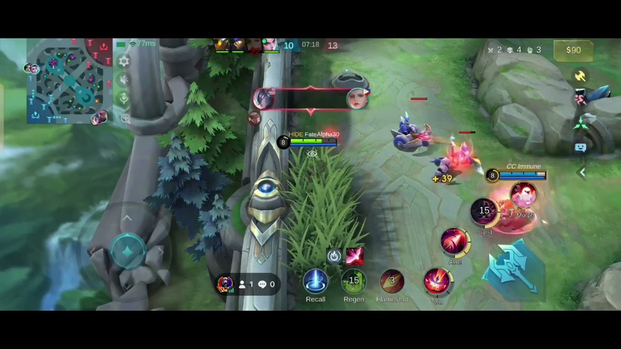 Pharsa mage user main hero crowd cintrol - YouTube