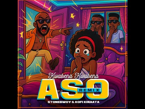 Kwabena Kwabena Ft. Stonebwoy & Kofi Kinaata  – ASO II (Official Lyric Video)