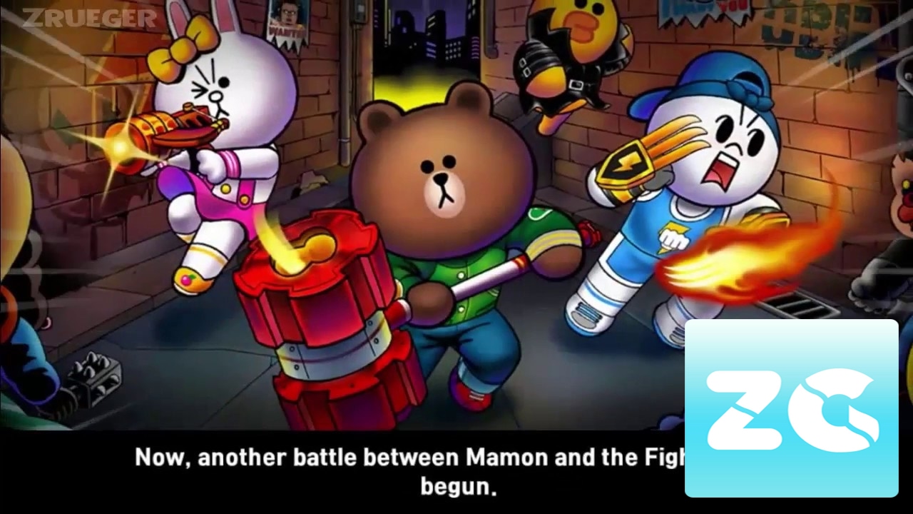 LINE FIGHTERS (Android / iOS) Walkthrough Part 1 Episode 1 Gameplay HD ...