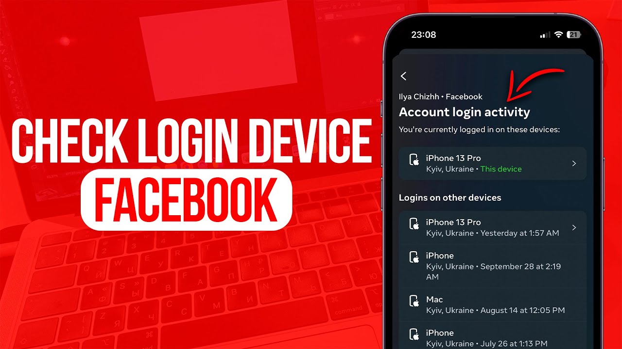 How To Check Facebook Login Devices | Full Guide - YouTube