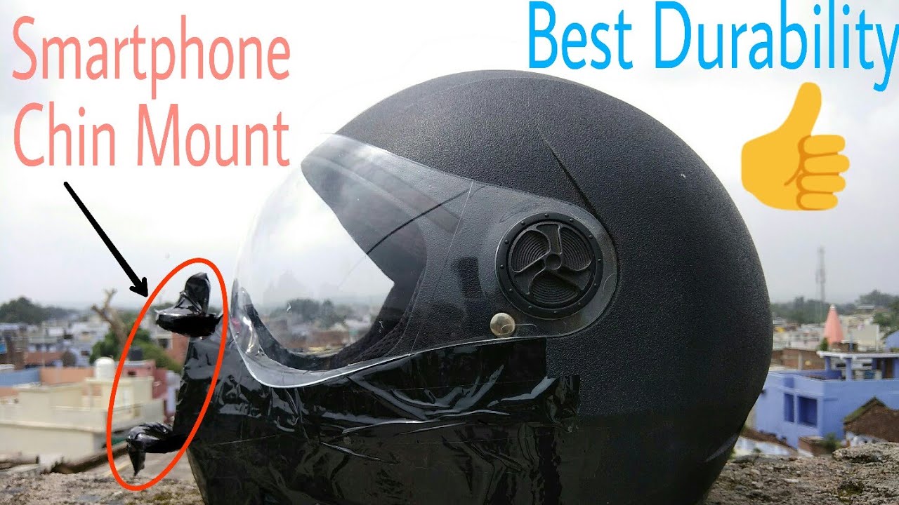How to Chin Mount your Phone in Helmet - YouTube