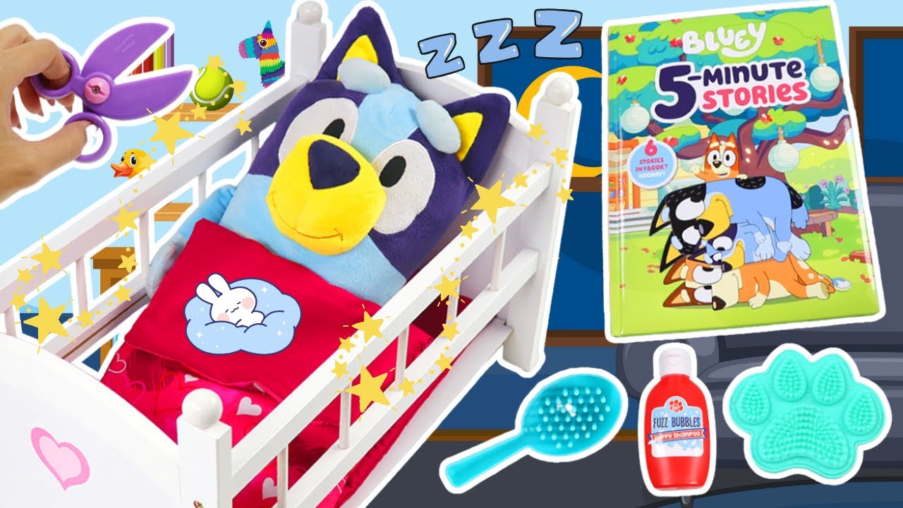 Bluey Nighttime Bubble Bath Routine & Bedtime Story! - YouTube