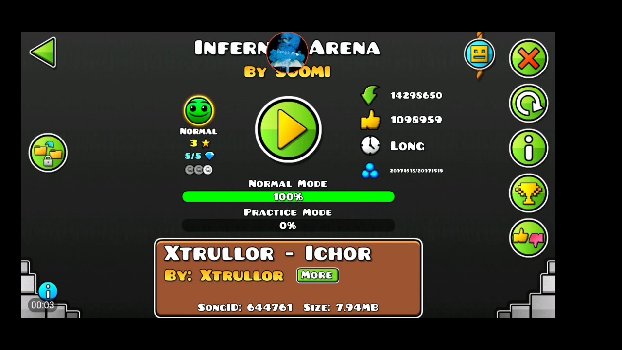 GD level-Infernal arena, Ighor - YouTube