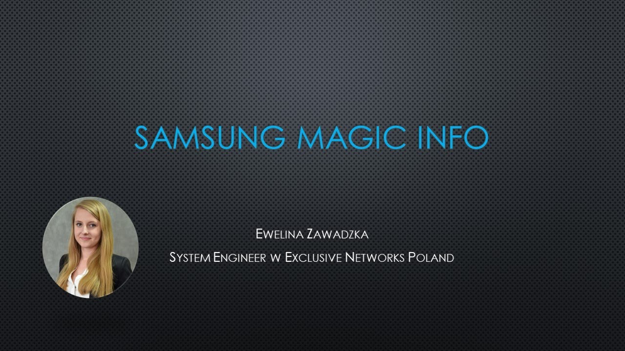 Pierwsze kroki z Samsung MagicInfo: Instalacja - YouTube