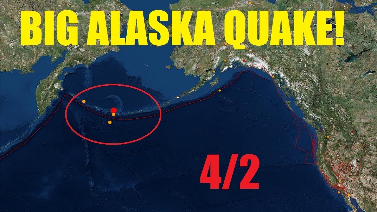 BIG ALASKA Earthquake 6.5 7.0 KISKA VOLCANO Possibly 2? - YouTube