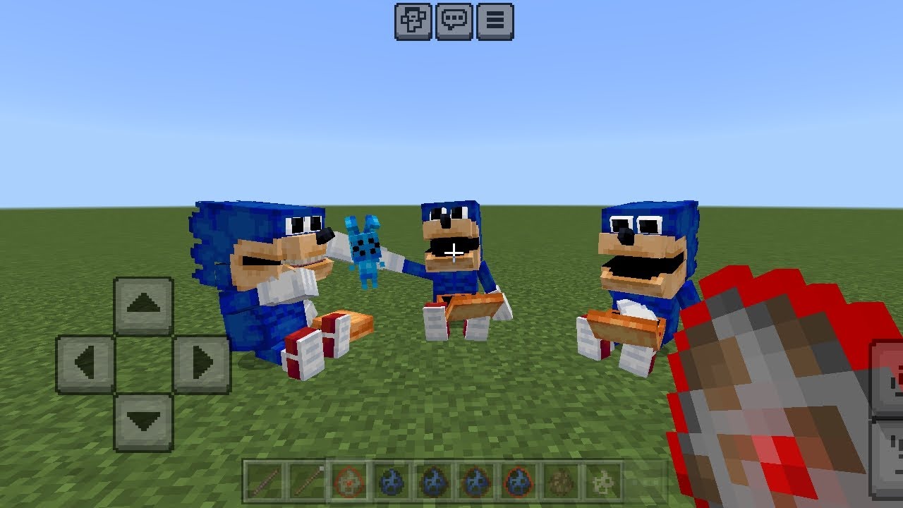 Shin sonic tapes phase? MOD in Minecraft PE - YouTube