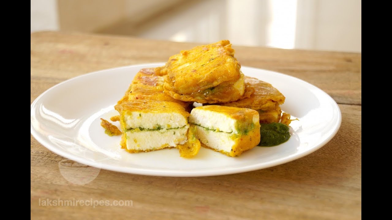 Paneer Pakoda Recipe - Learn How To Make Paneer Pakoda With Lakshmi ...